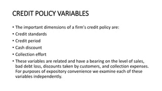 Meeting 5 - Receivables management (Financial Management) | PPTX