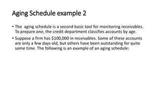Meeting 5 - Receivables management (Financial Management) | PPTX