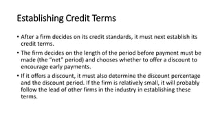 Meeting 5 - Receivables management (Financial Management) | PPTX