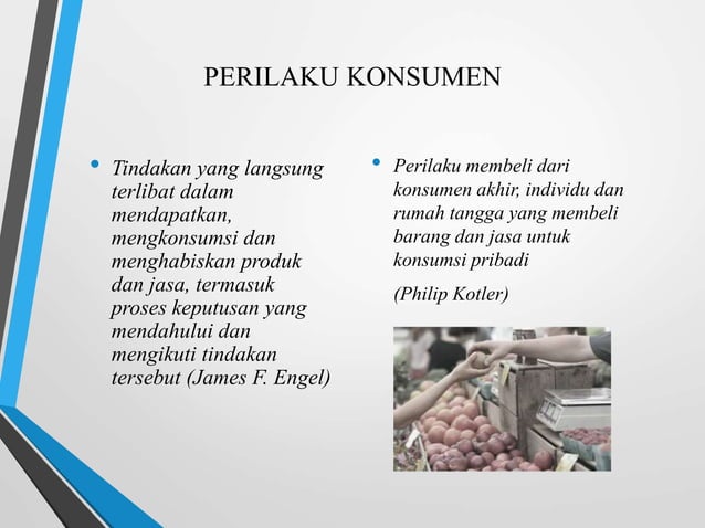 Memahami Terkait Perilaku Konsumen untuk bisnis | PPTX