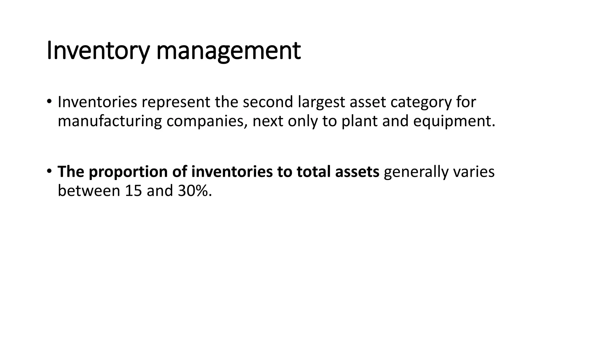 Meeting 6 - Inventory Management (Financial Management) | PPTX