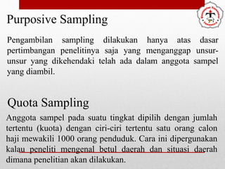 Teknik Sampling | PPT