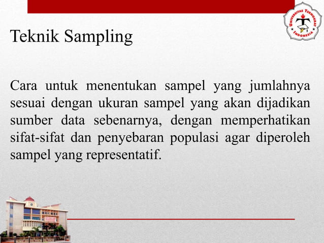 Teknik Sampling | PPT