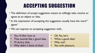 Meeting 7.pptx expression of suggestion english conversation | PPTX