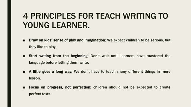 TEACHING WRITING | PPTX | Homework and Study | Education