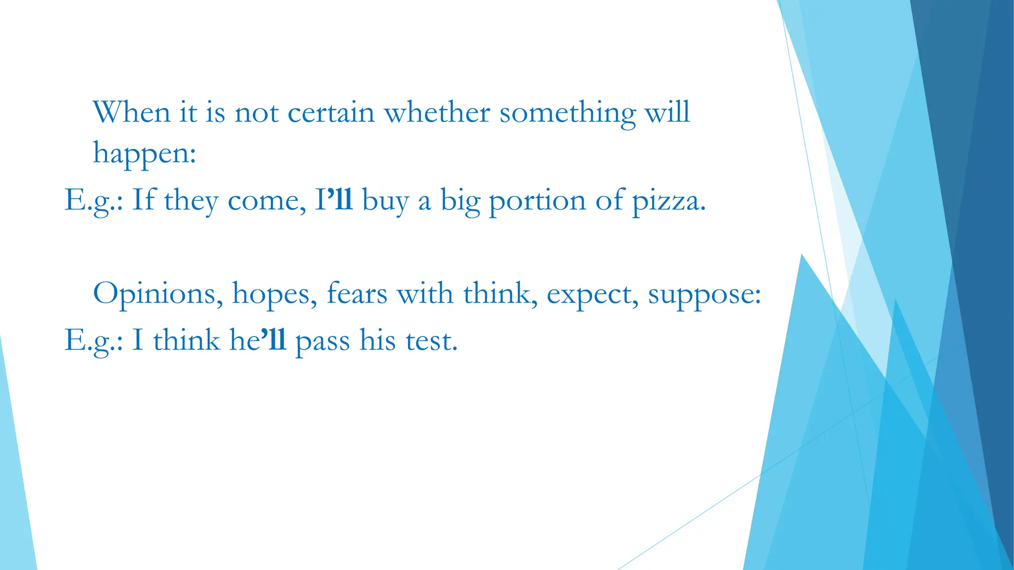 Simple Future tense .................... | PPT