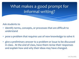 Writing-Intensive Teaching | PPTX