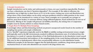 MEETING DISSOLUTION REQUIREMENTS PROBLEMS OF VARIABLE CONTROL IN ...