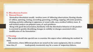 MEETING DISSOLUTION REQUIREMENTS PROBLEMS OF VARIABLE CONTROL IN ...