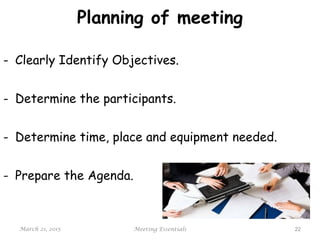 Meeting Essentials | PPT