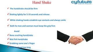 Meeting etiquette cy,Business meeting ,how to deal with client, | PPT