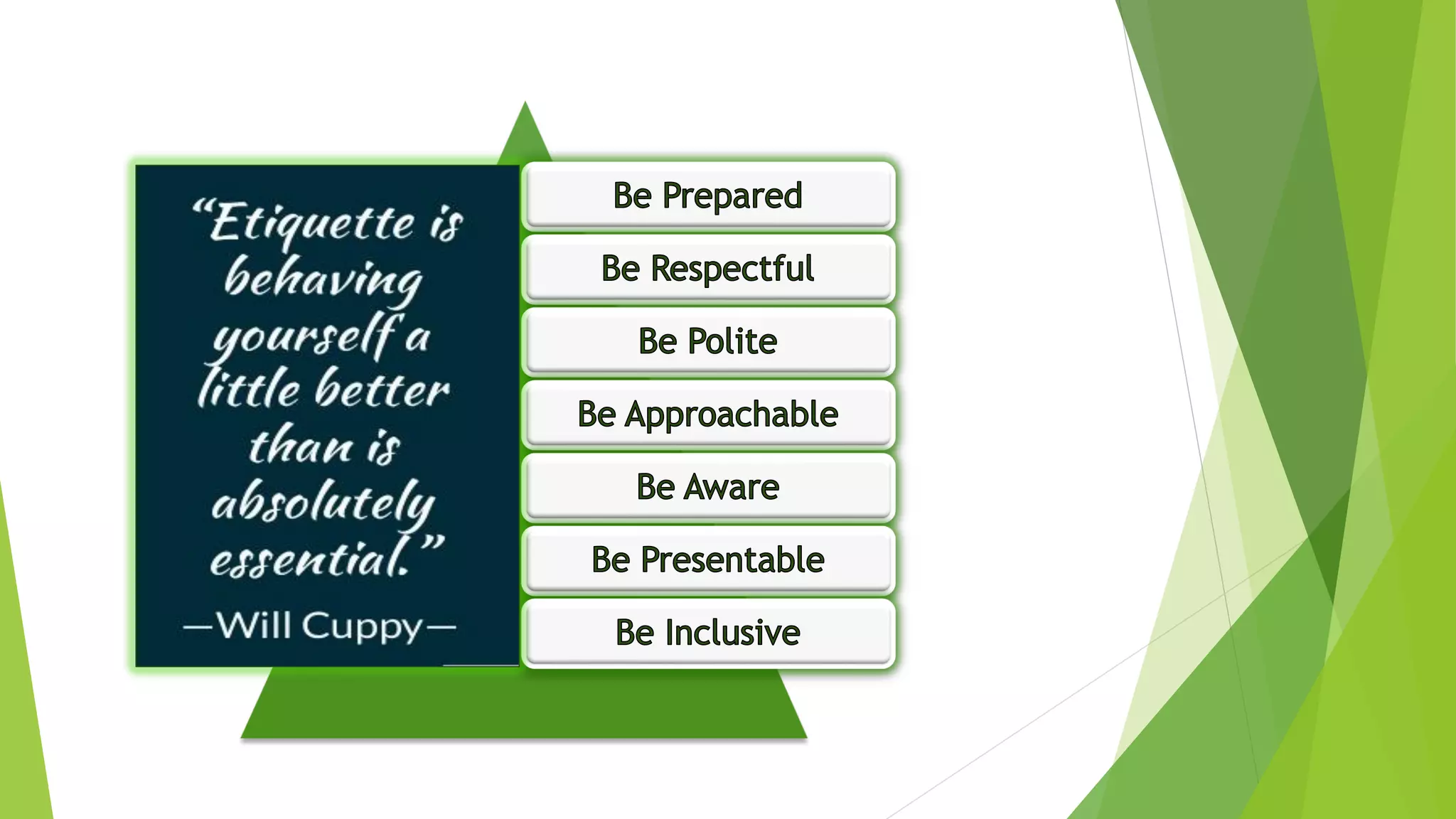 Meeting etiquette training | PDF
