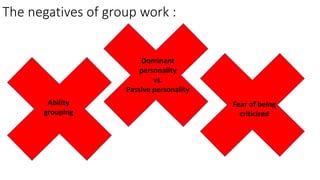 staff Meeting : group work | PPT