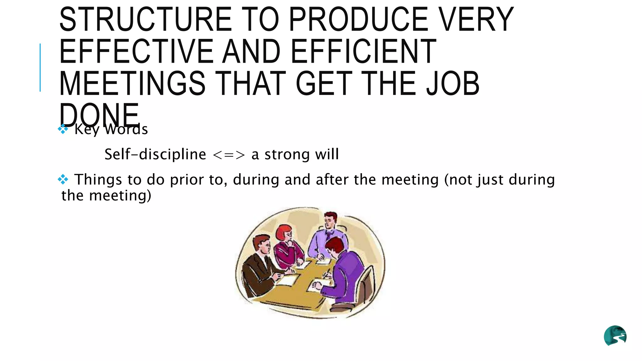 Meeting hygiene for effective time management | PPTX