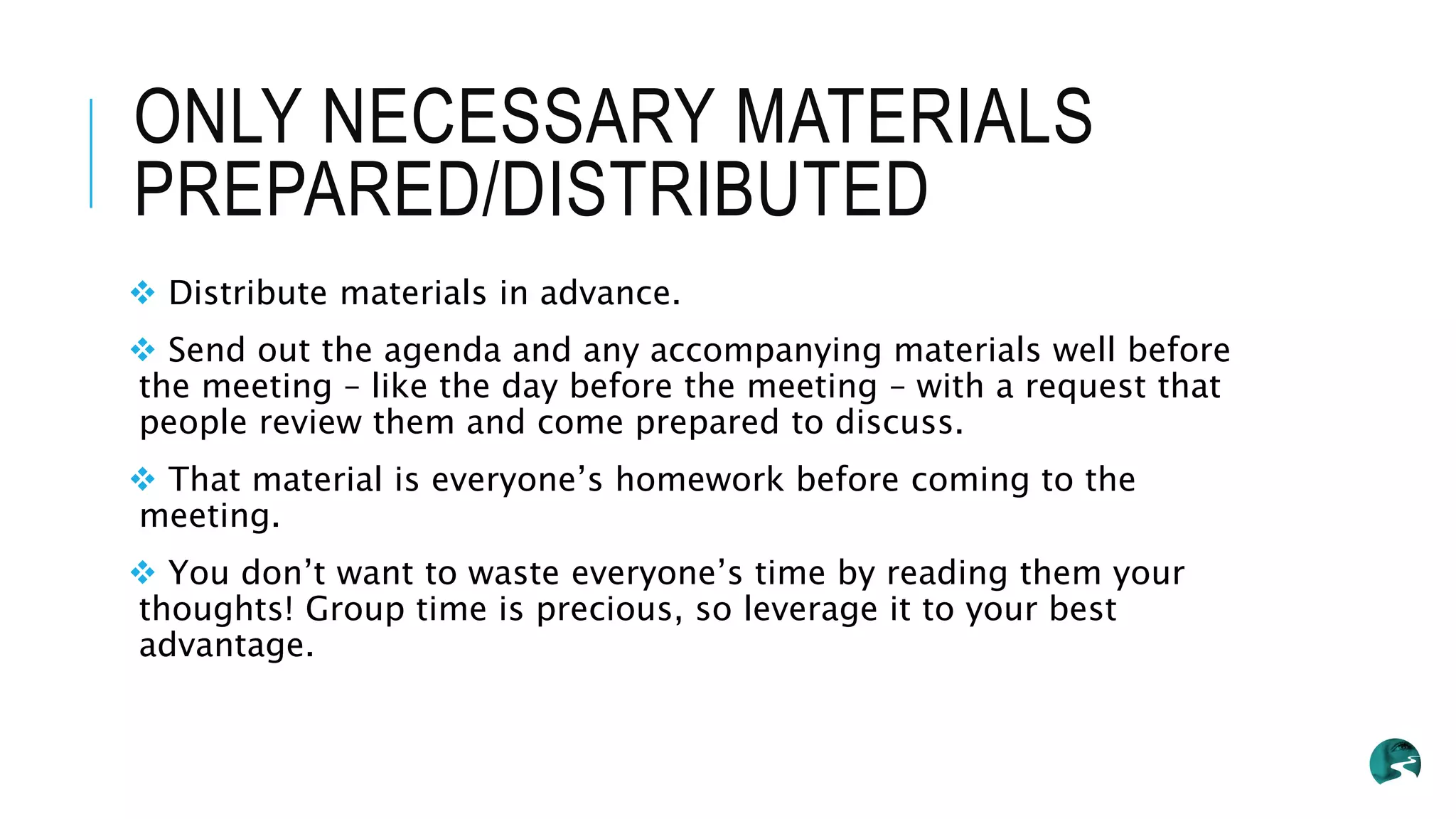 Meeting hygiene for effective time management | PPTX