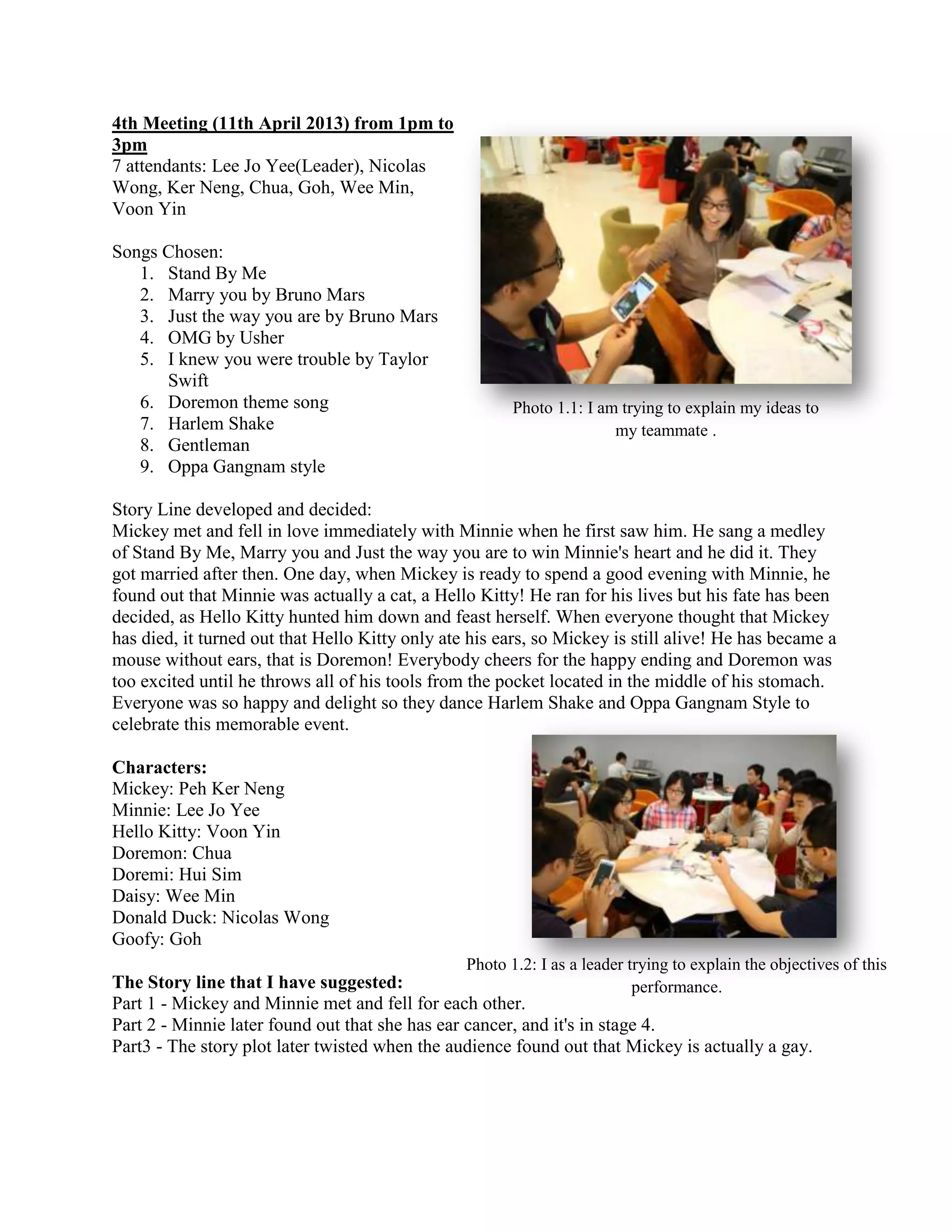 Meeting journal | DOCX