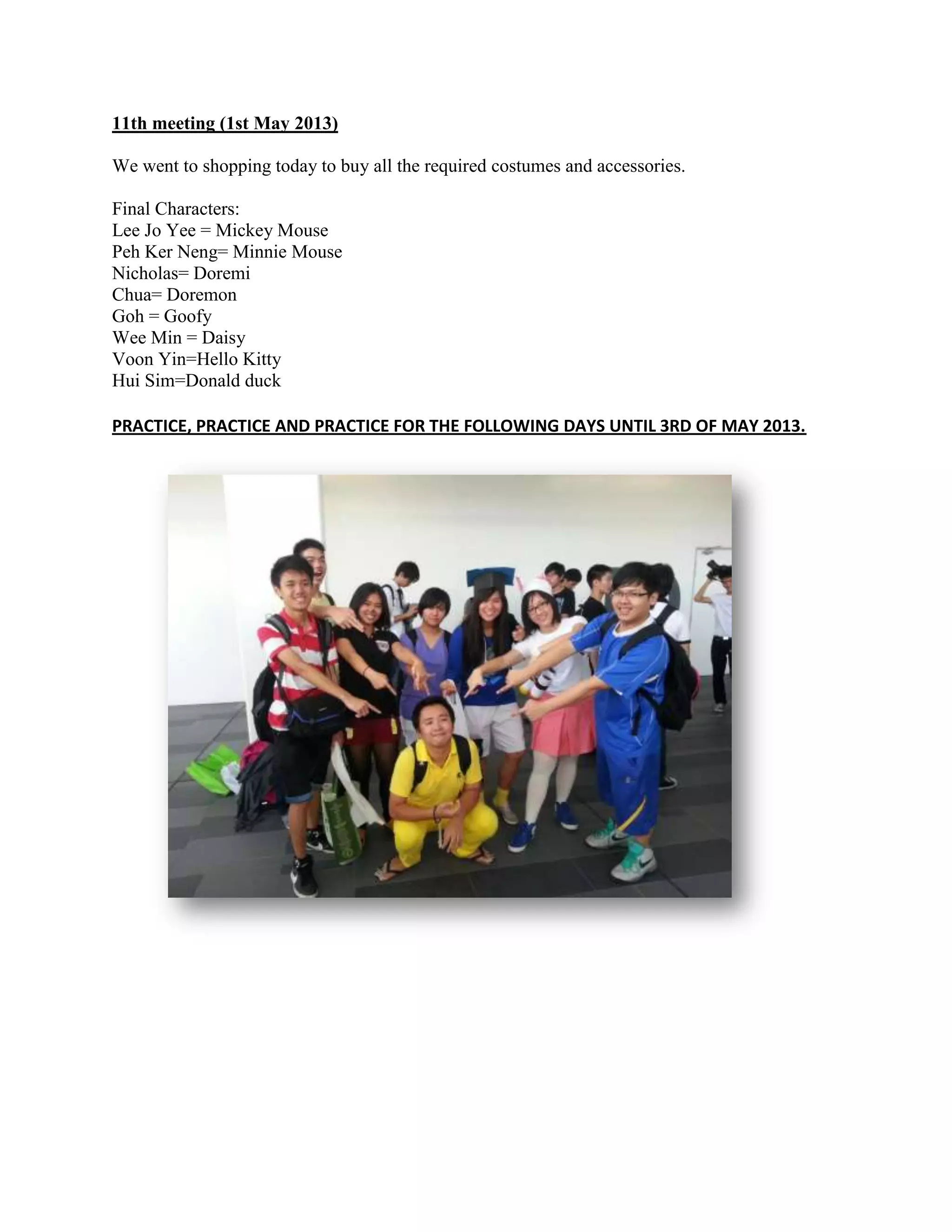 Meeting journal | DOCX