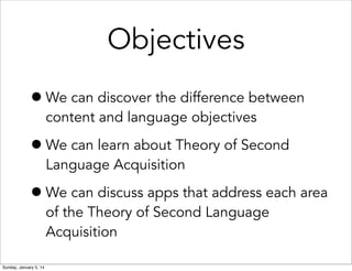 Meeting Language Objectives with Apps | PDF