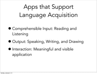 Meeting Language Objectives with Apps | PDF