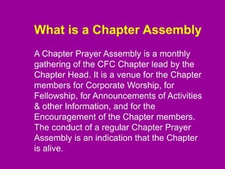 Community Meeting Management for Christian | PPT