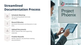 Comprehensive Management Meeting Minutes Recording and Documentation | PPTX