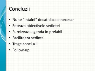 Meeting management (ppt) | PPT