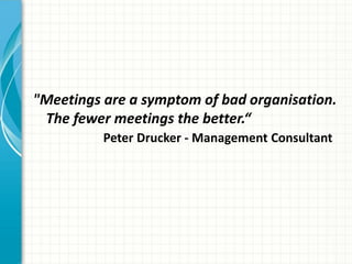 Meeting management (ppt) | PPT