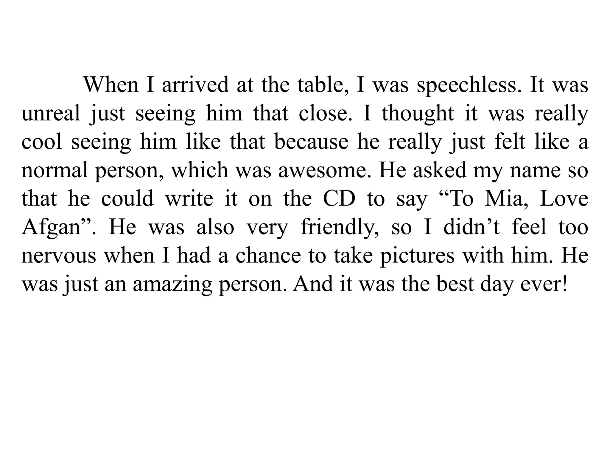 Meeting my idol | PPTX