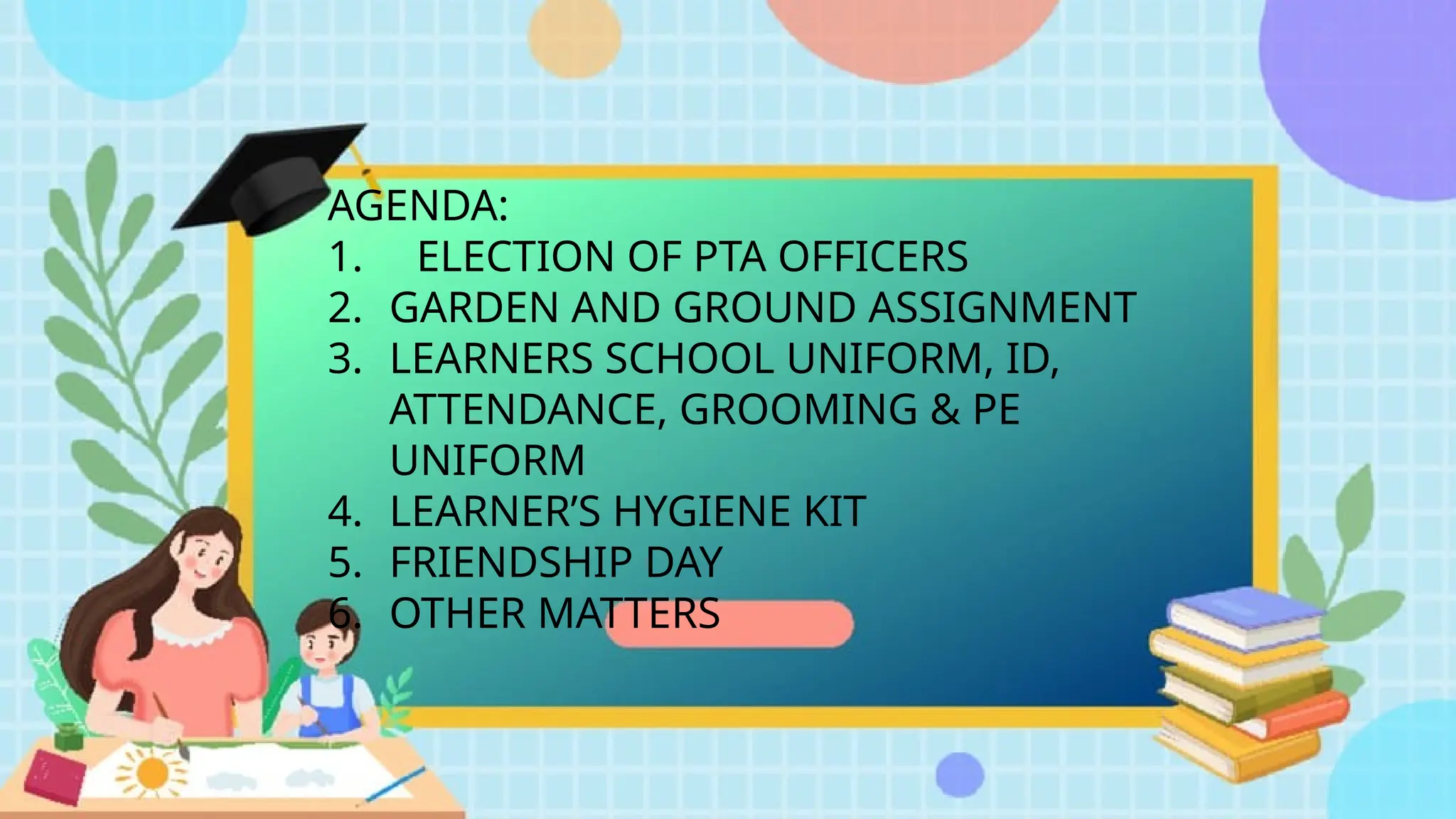 HOMEROOM MEETING POWERPOINT SLIDES FORMAT SAMPLE | PPTX | Education