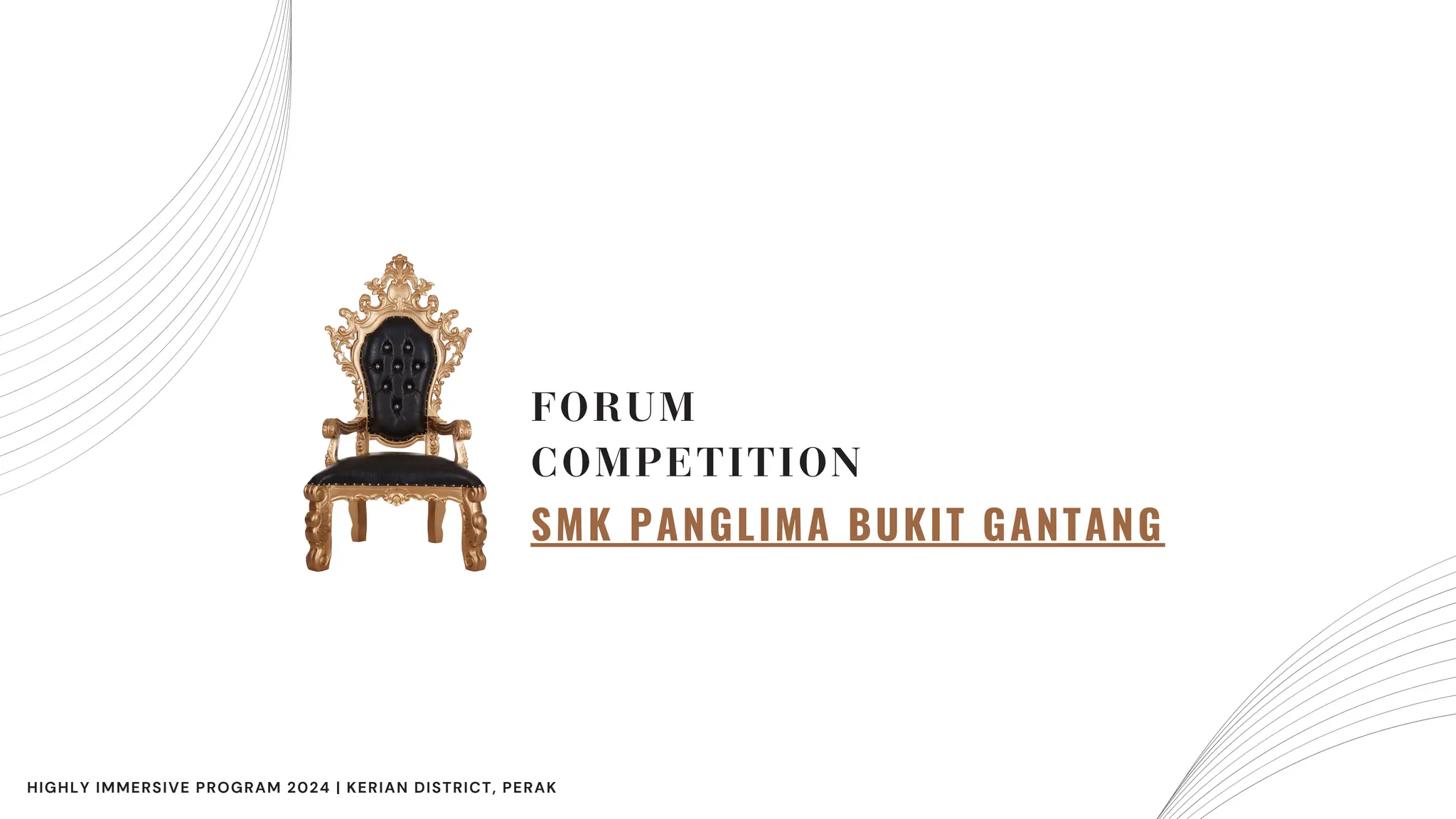 MEETING PRESENTATION Highly immersive program | PPT