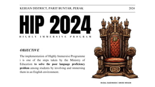 MEETING PRESENTATION Highly immersive program | PPT