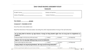 Meeting Reading Program Filipino Legazpi | PPTX