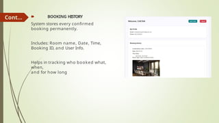 Conference MEETING ROOM BOOKING SYSTEM FOR MEETING | PPTX