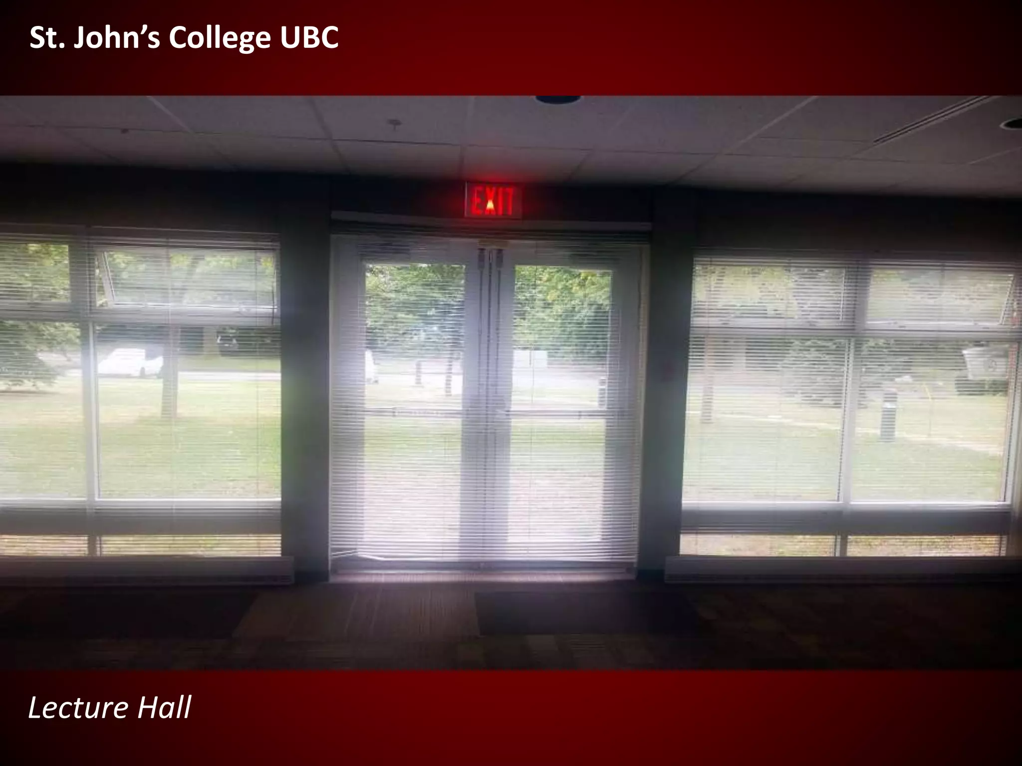 Meeting rooms at St. John's College UBC | PPTX