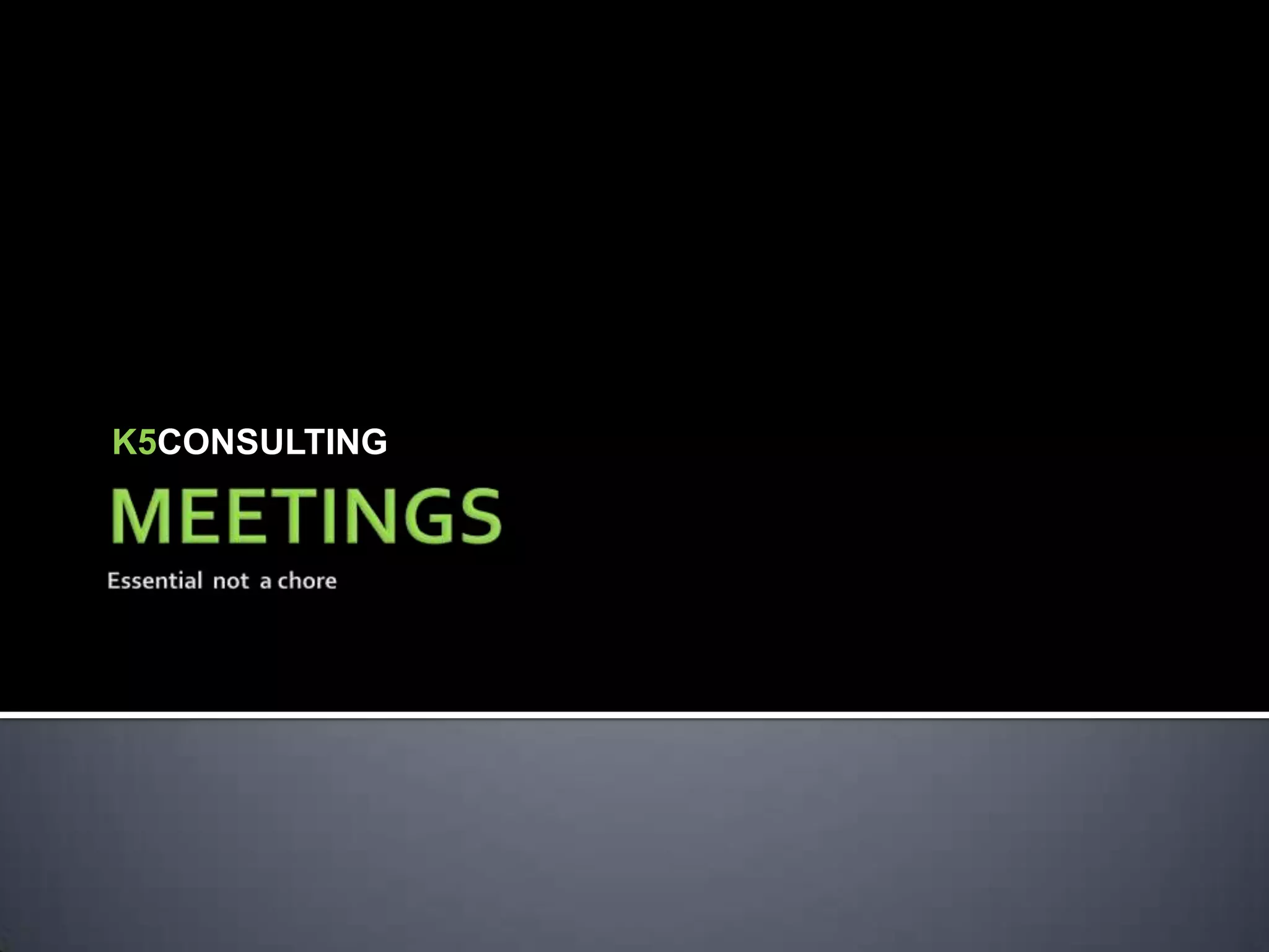 Meetings | PPT