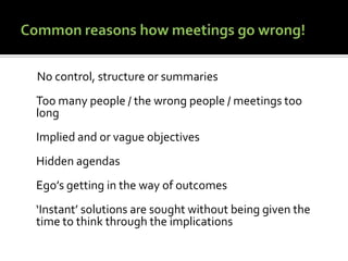 Meetings | PPT