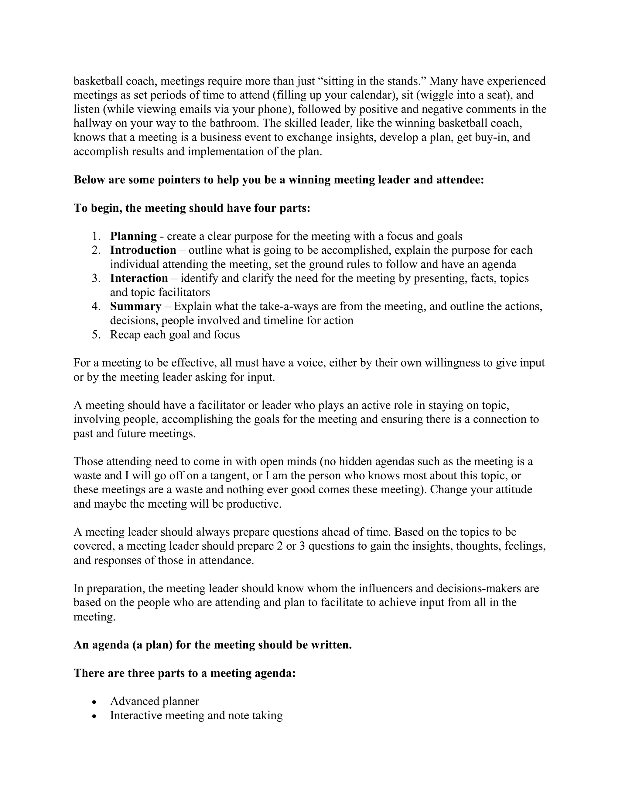 Too Many Meetings! Meetings, Meetings, and More Meetings? | PDF