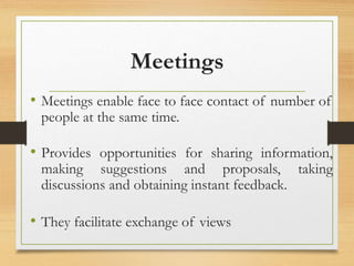 Meetings introduction process and management | PPTX
