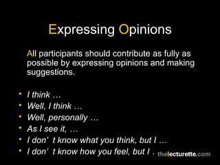 Meetings: making your Point | PPT