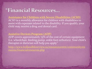 Meeting the needs of children and families | PPTX