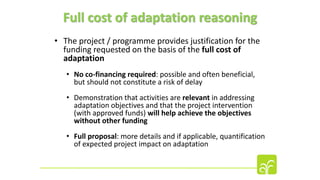 Understanding the Review Criteria and Adaptation Fund Request for ...