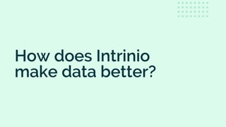 Why work with Intrinio? | PPT
