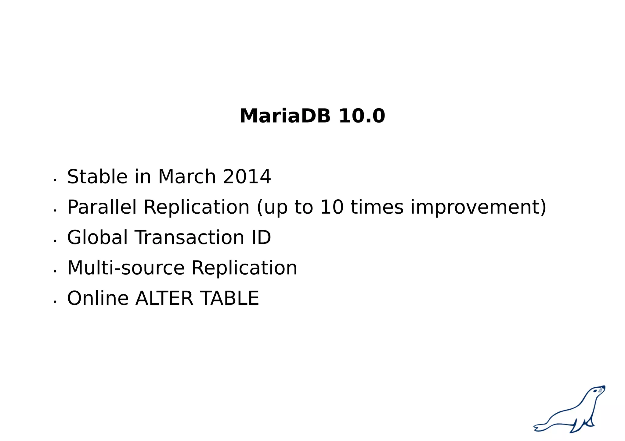 Meet MariaDB | PPT