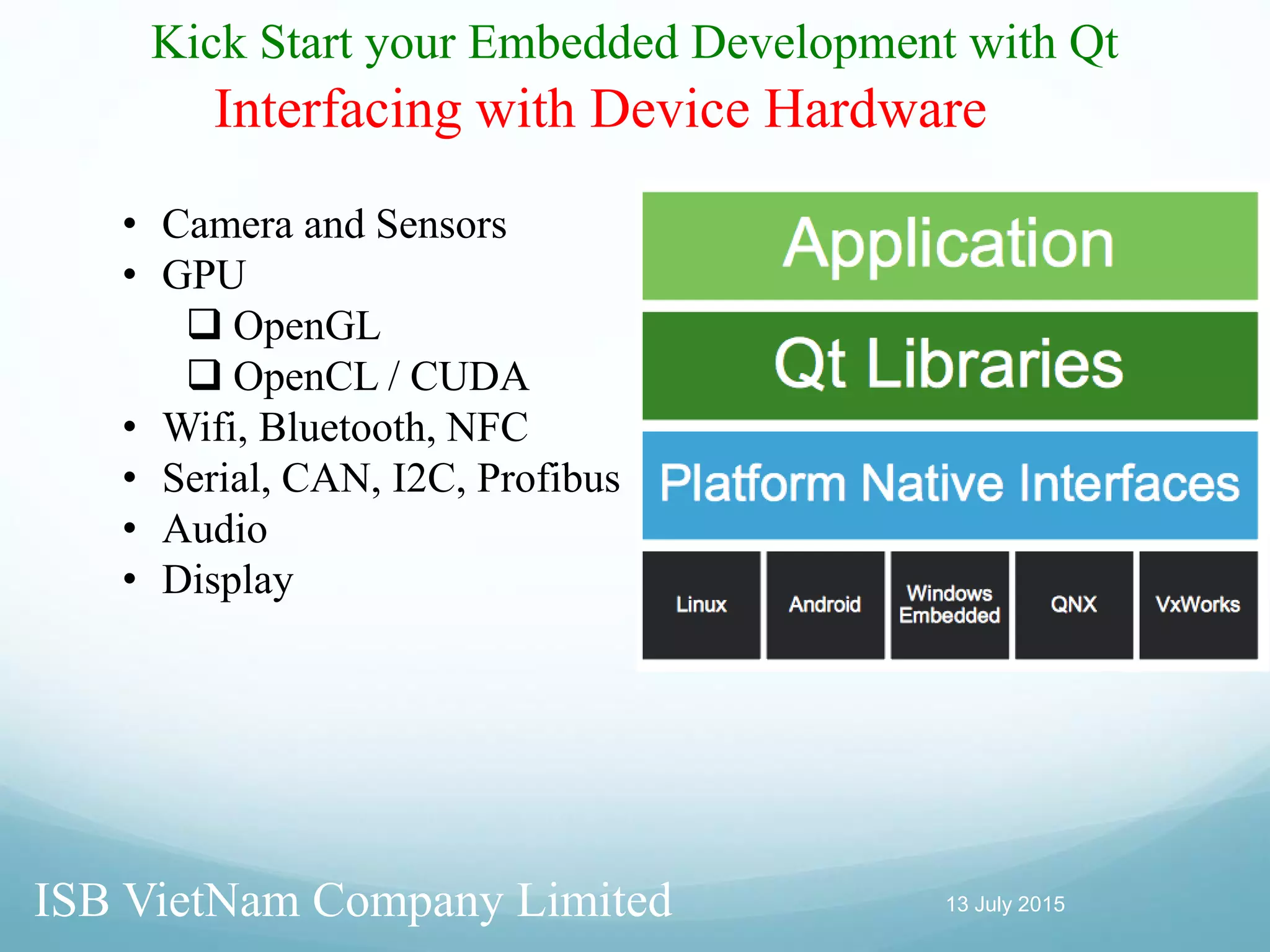 Meet qt qt creator embedded development | PDF