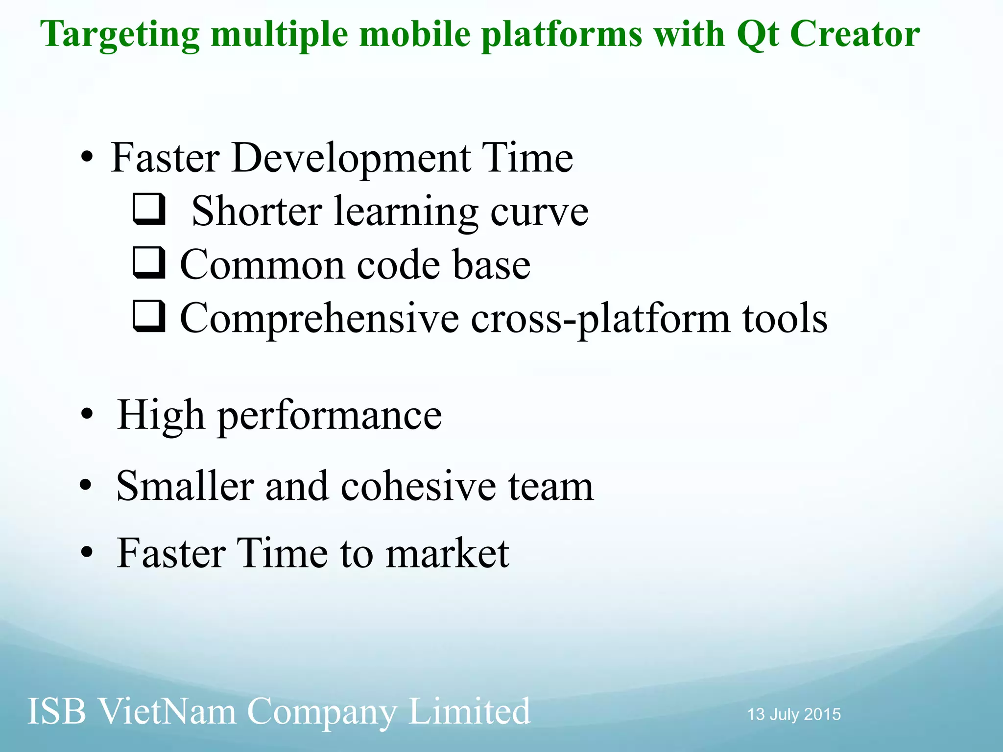 Meet qt qt creator embedded development | PDF