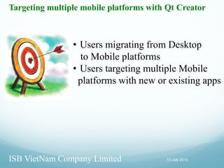 Meet qt qt creator embedded development | PDF