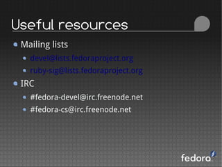 Brno meetr: Packaging Ruby Gems into RPM | PPT