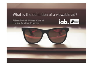 Viewability - the next metric in Online Advertising | PPT