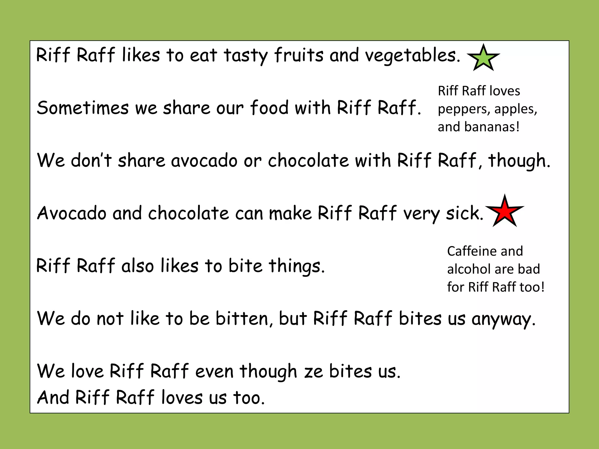 Meet Riff Raff | PPTX