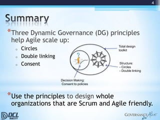 Meet Scrum’s Big Brother, Dynamic Governance. Effectively Delivering ...